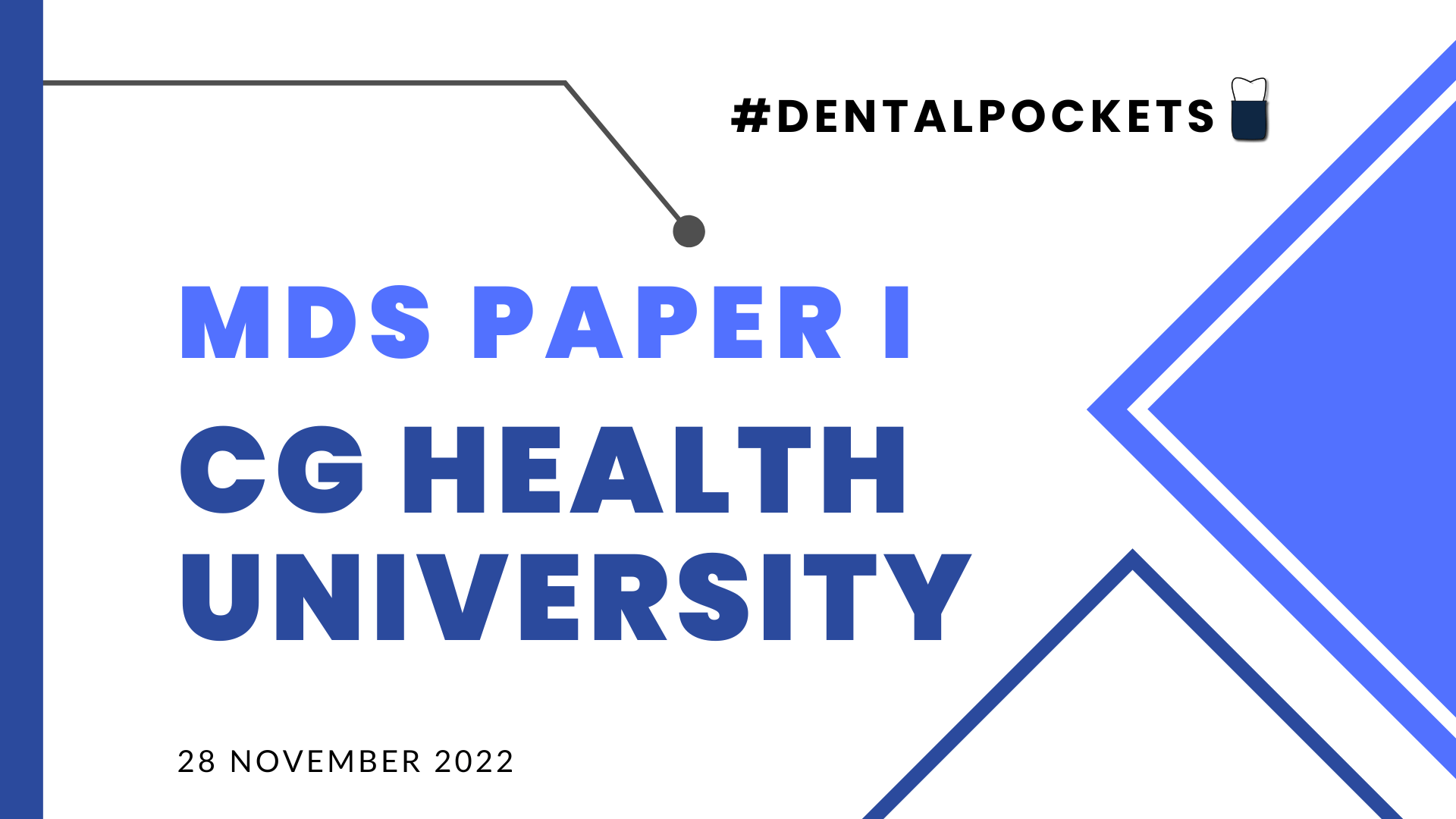 MDS OMFS Paper I 2022 of CG Health University - Dental Pockets Blog